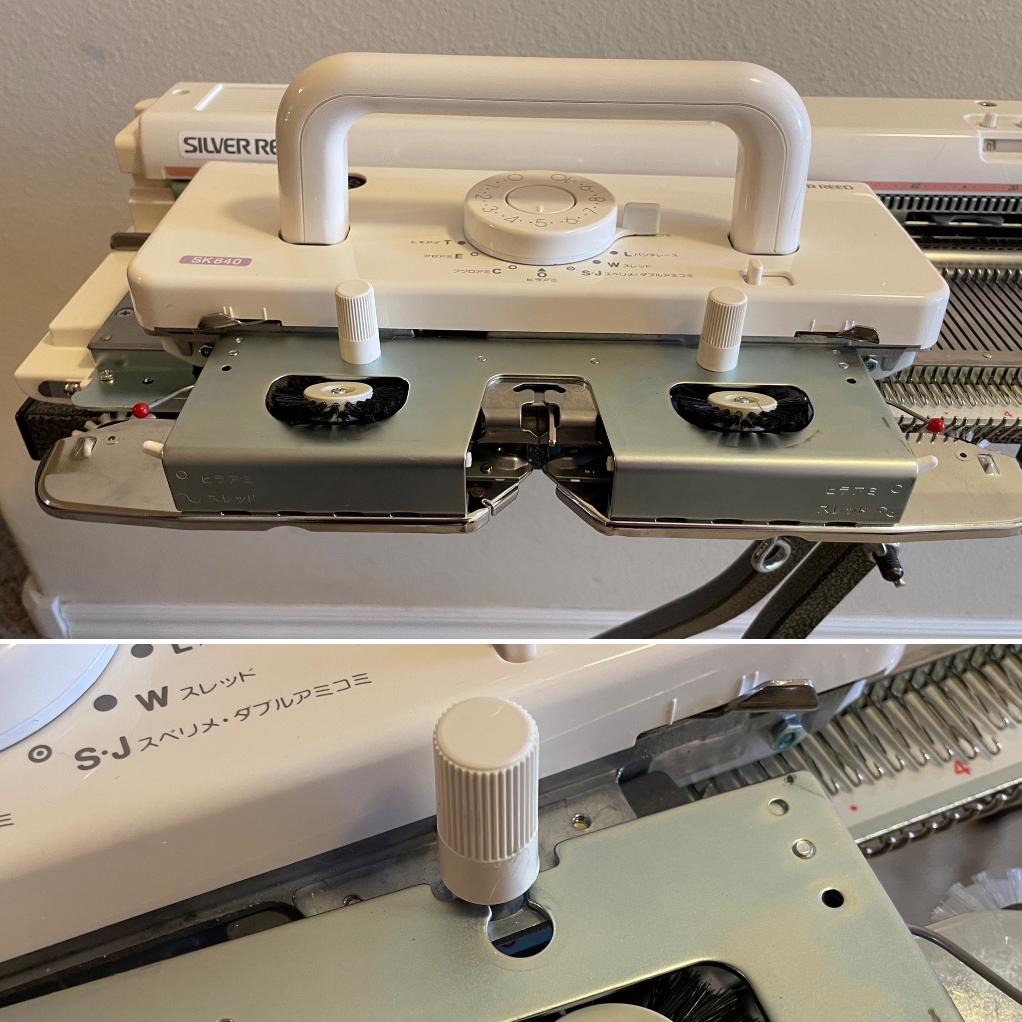Silver Reed SK 840 Knitting Machine Unboxing and Assembly – ELY Knits